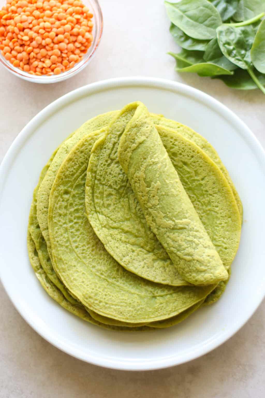 High-Protein Lentil Wraps (Tortillas) - MJ and Hungryman