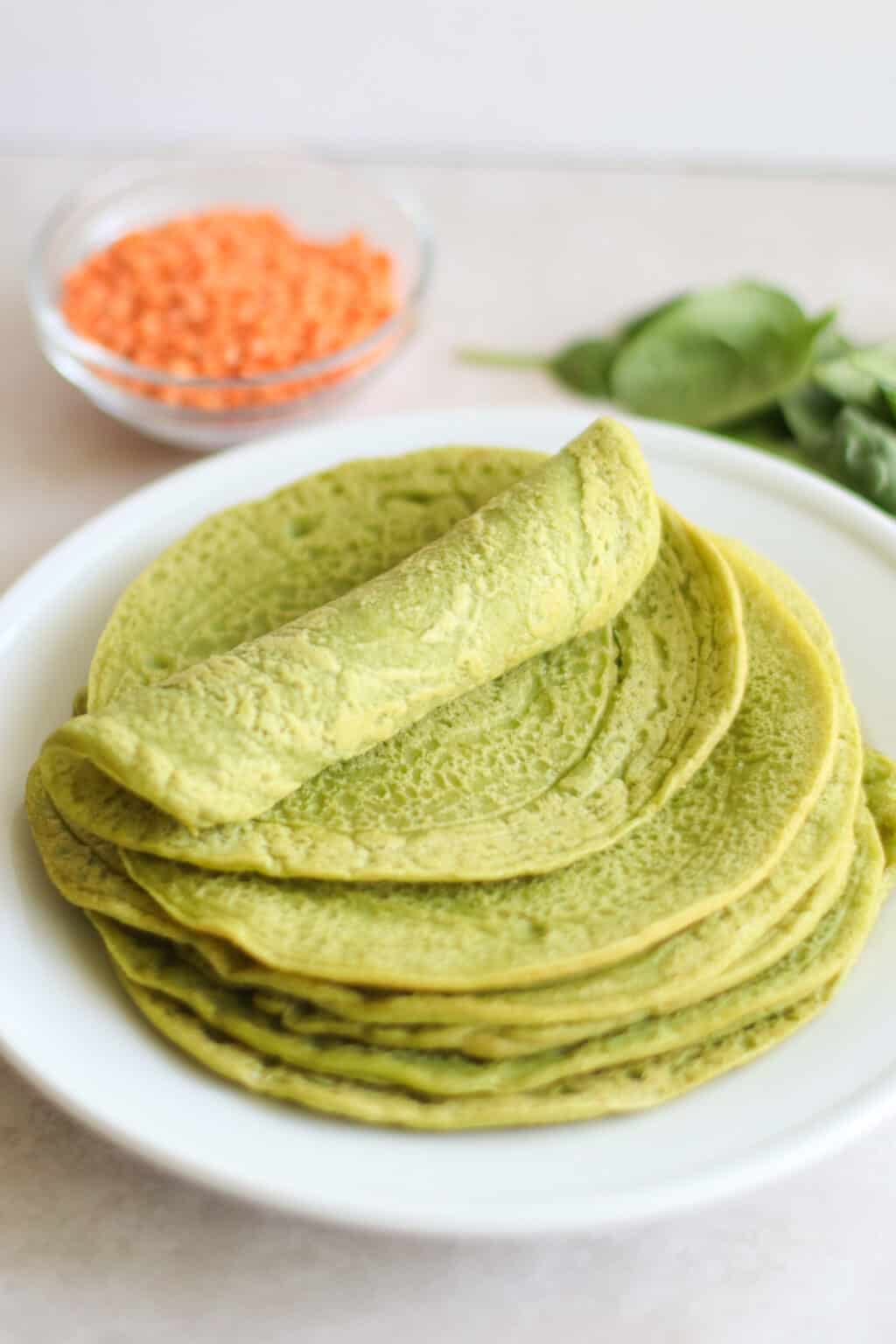 High-Protein Lentil Wraps (Tortillas) - MJ and Hungryman