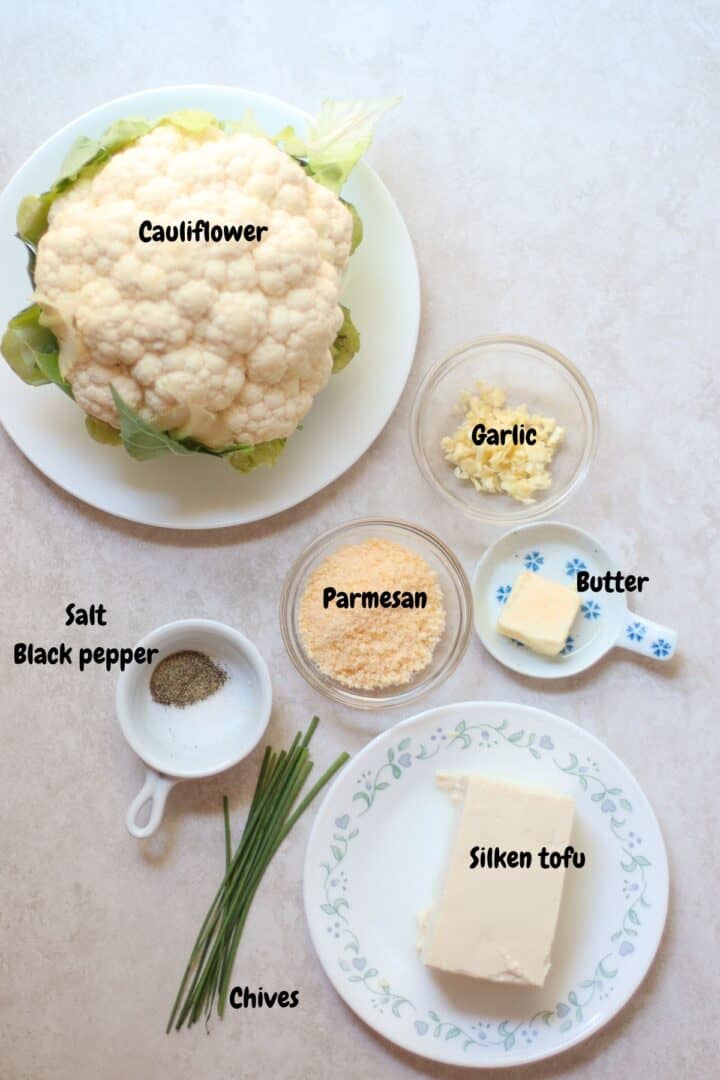 Healthy Mashed Cauliflower (Easy and Creamy) - MJ and Hungryman