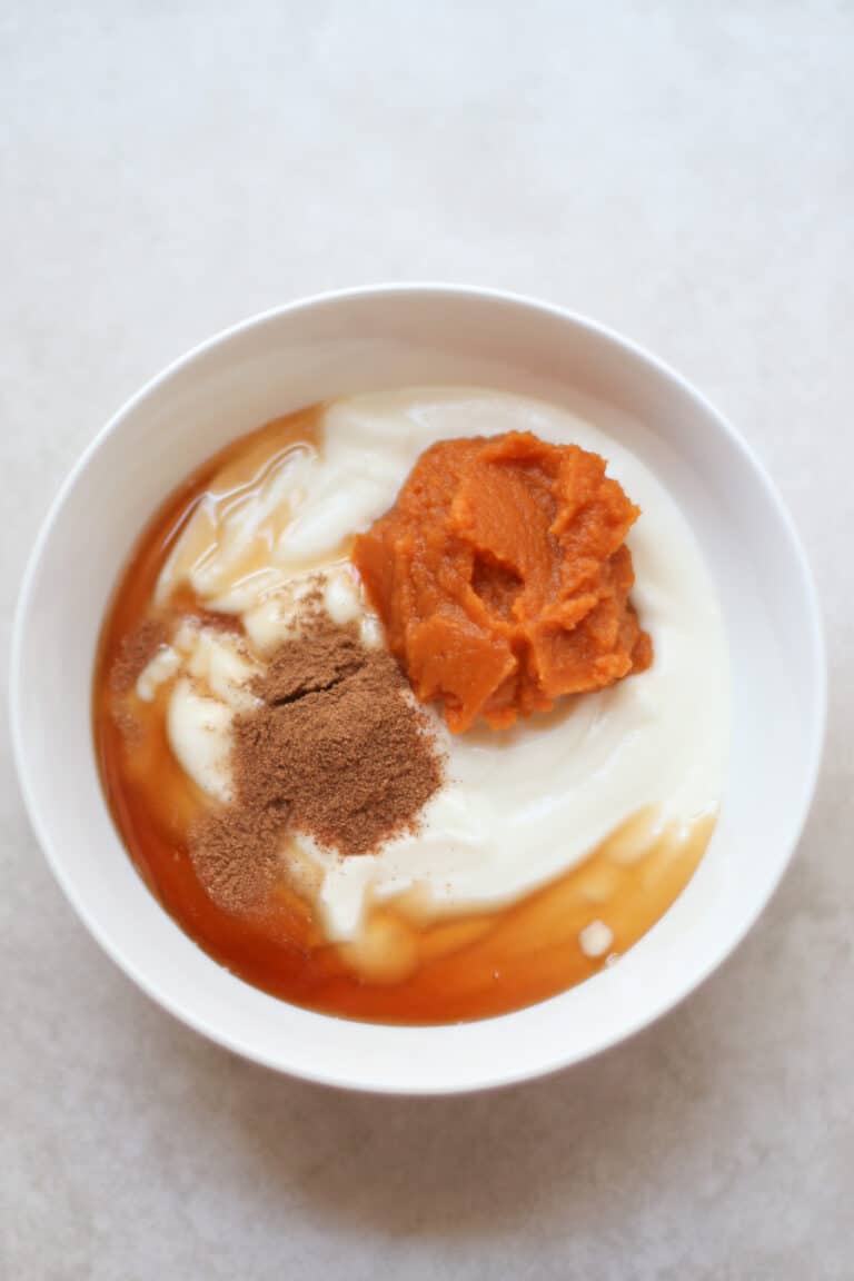 Easy Pumpkin Pie Yogurt - MJ and Hungryman