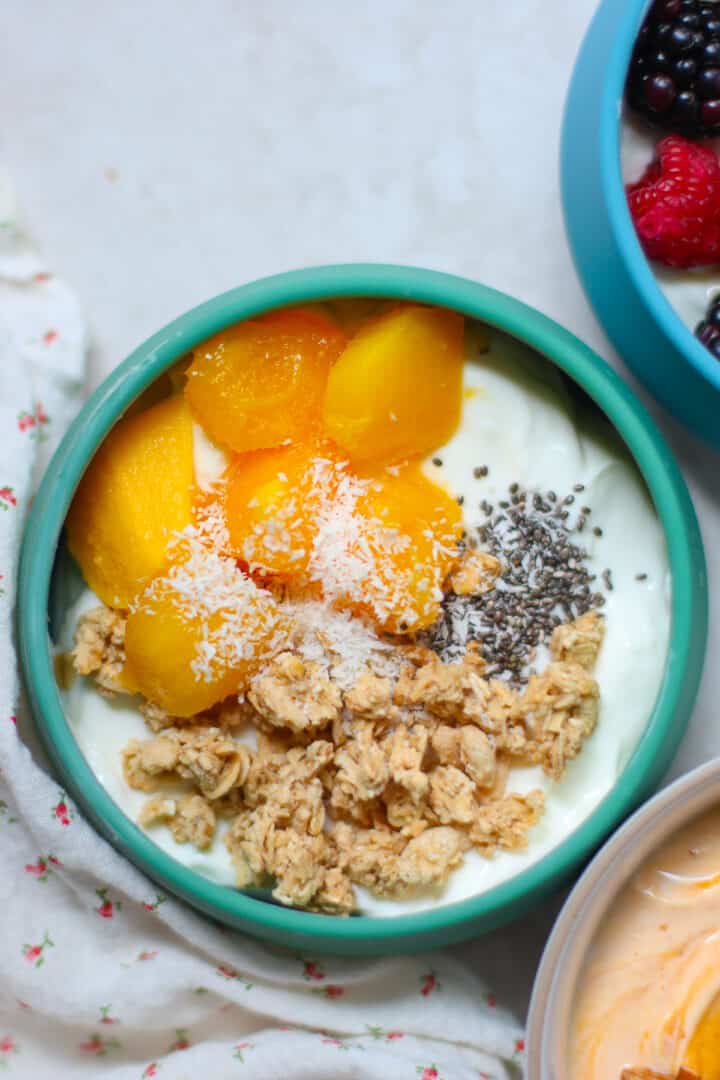 Yogurt Granola Bowls (5 Ideas) - MJ and Hungryman