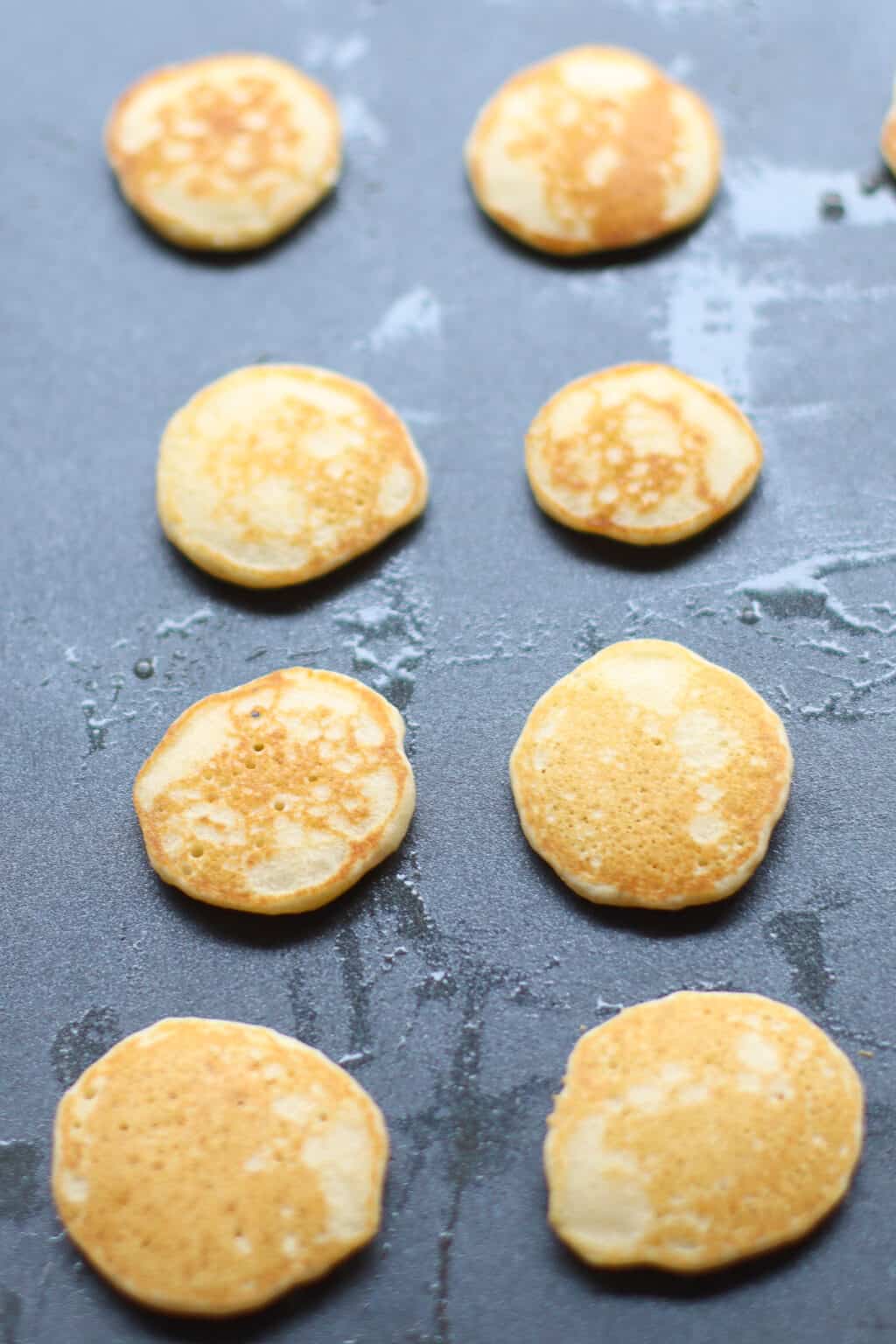 Easy Mini Pancakes (Freezer Friendly) - MJ and Hungryman