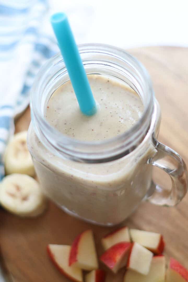 Easy Apple Banana Smoothie - MJ and Hungryman