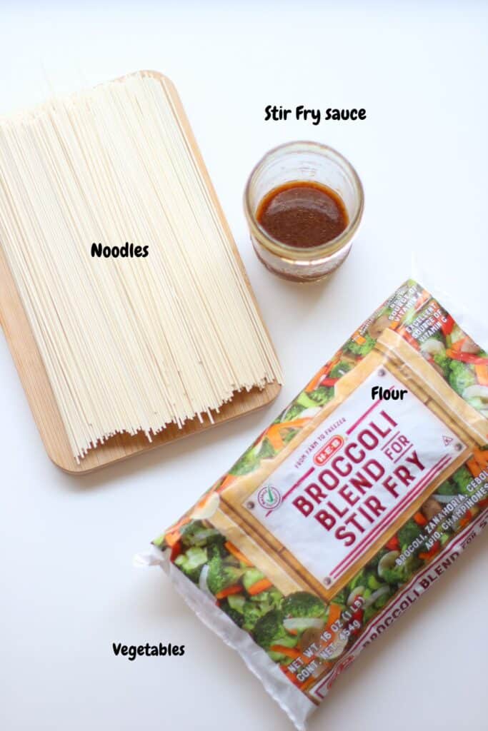 Vegetable Stir Fry Noodles - MJ and Hungryman