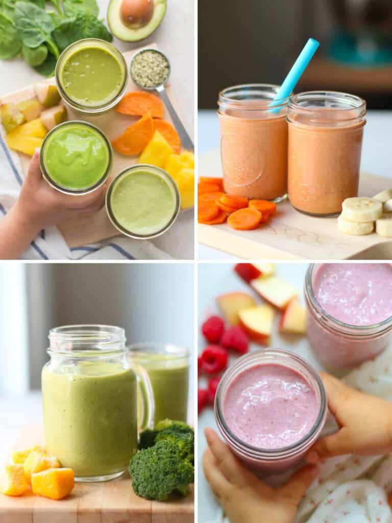 Favorite Vegetable Fruit Smoothies - MJ and Hungryman