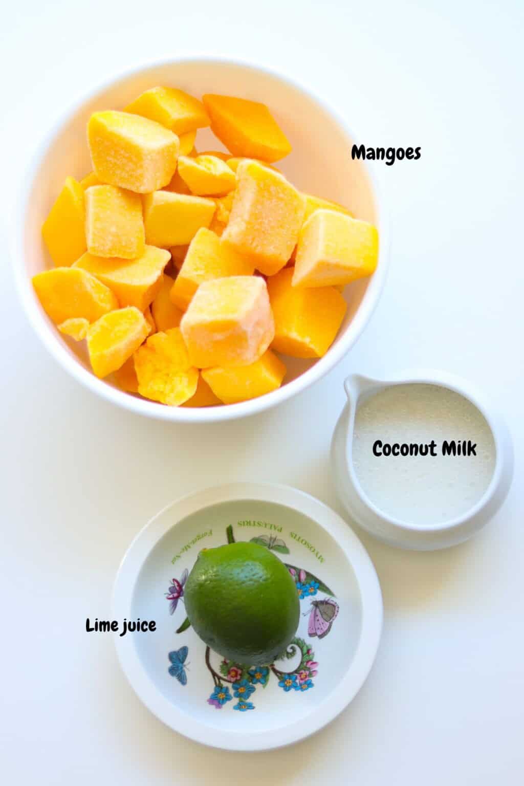 Mango Sorbet (3 Ingredients) - MJ and Hungryman