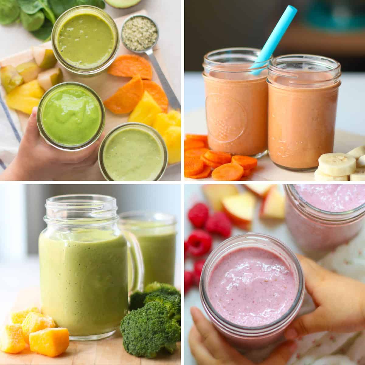 Fruit and Vegetable Smoothies - MJ and Hungryman