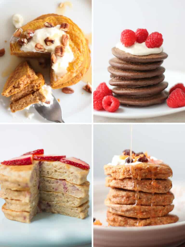 Healthy Pancake Toppings - MJ and Hungryman