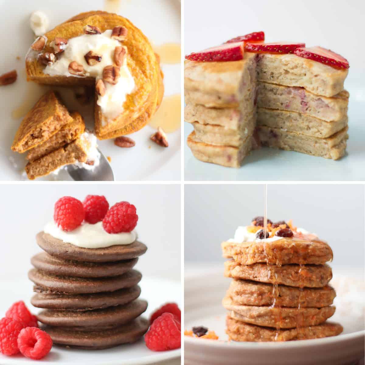 Healthy Pancake Toppings - MJ and Hungryman