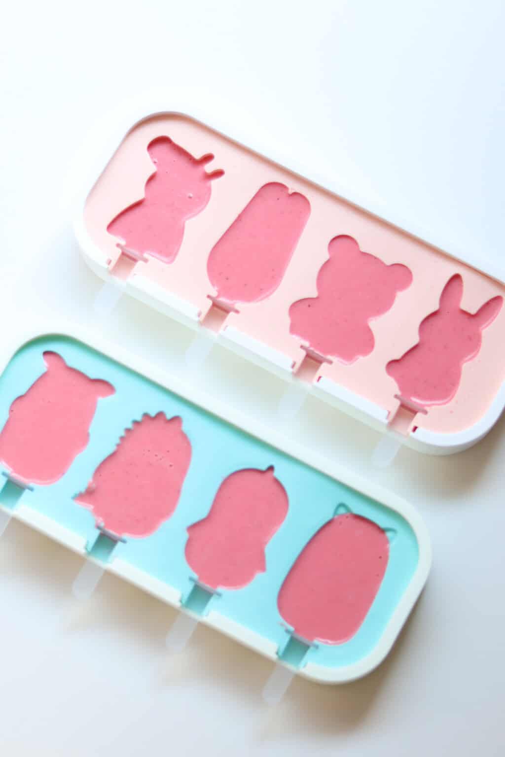 Strawberry Popsicles - MJ and Hungryman