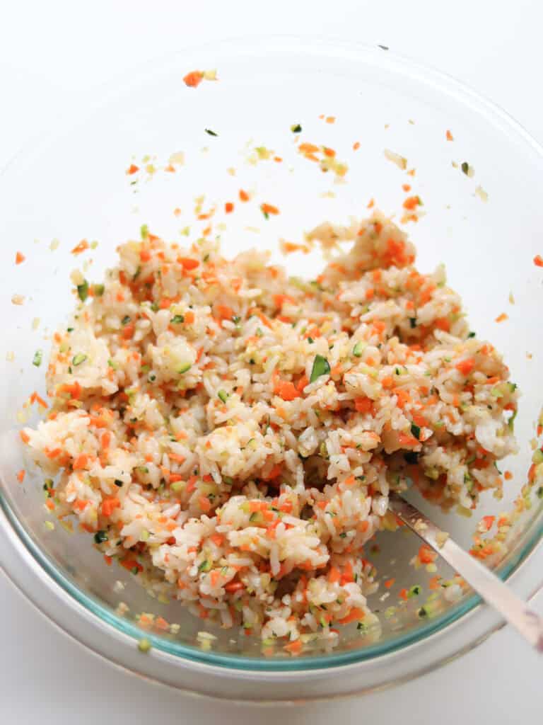 Easy Savory Rice Pancakes - MJ and Hungryman