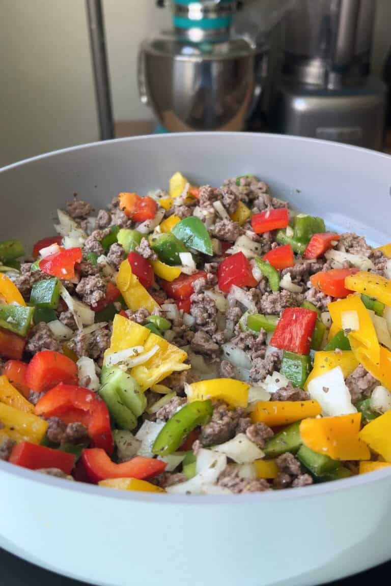 Easy Unstuffed Peppers - MJ and Hungryman