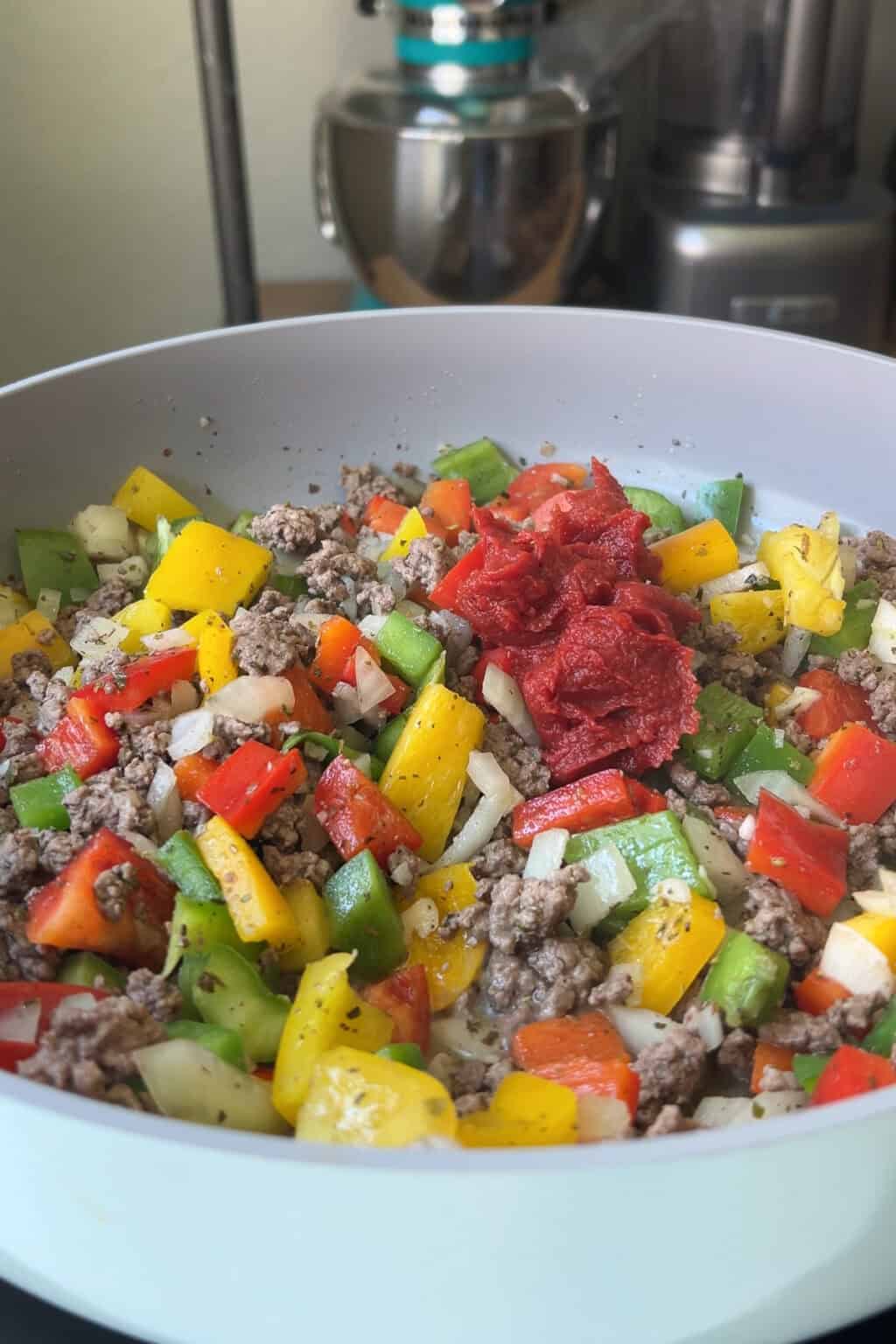 Easy Unstuffed Peppers - MJ and Hungryman