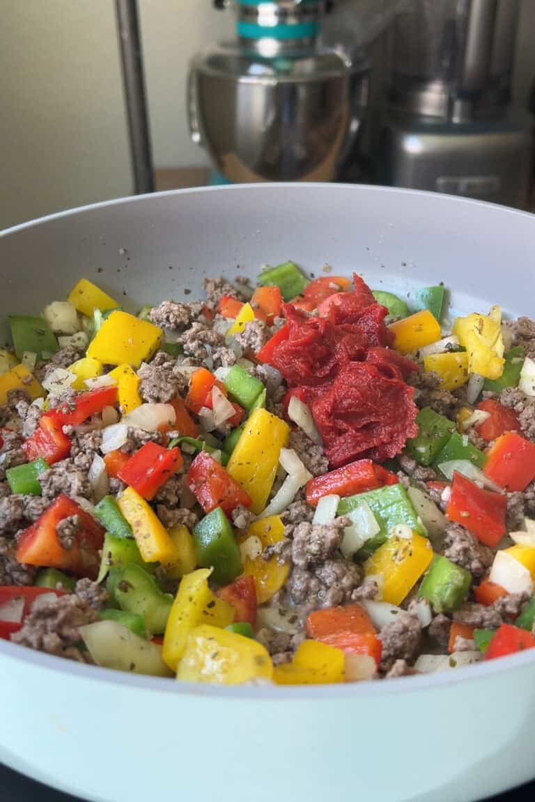 Easy Unstuffed Peppers - MJ and Hungryman