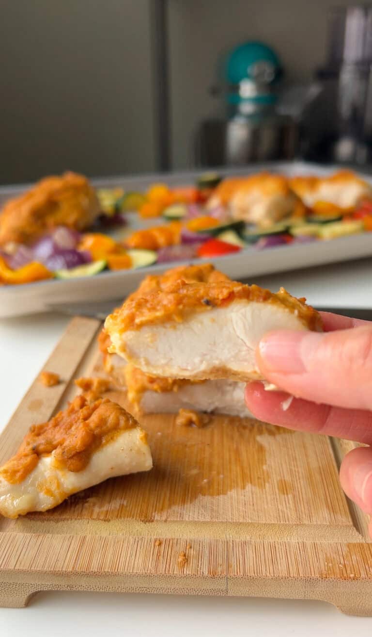 Baked Hummus Chicken - MJ and Hungryman