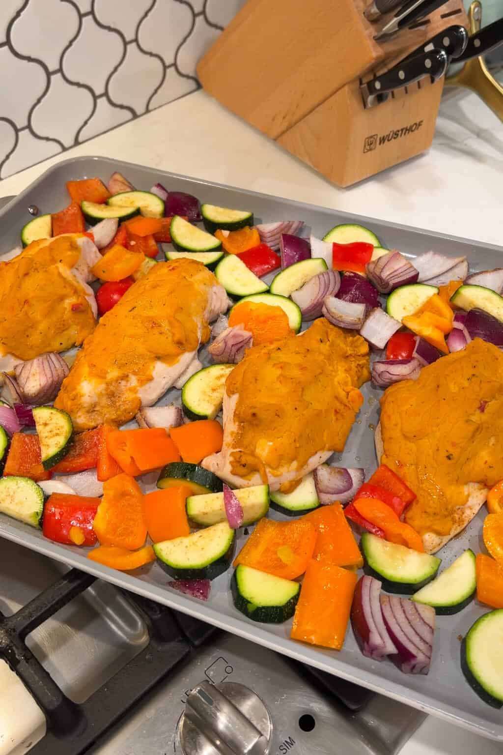 Baked Hummus Chicken - MJ and Hungryman