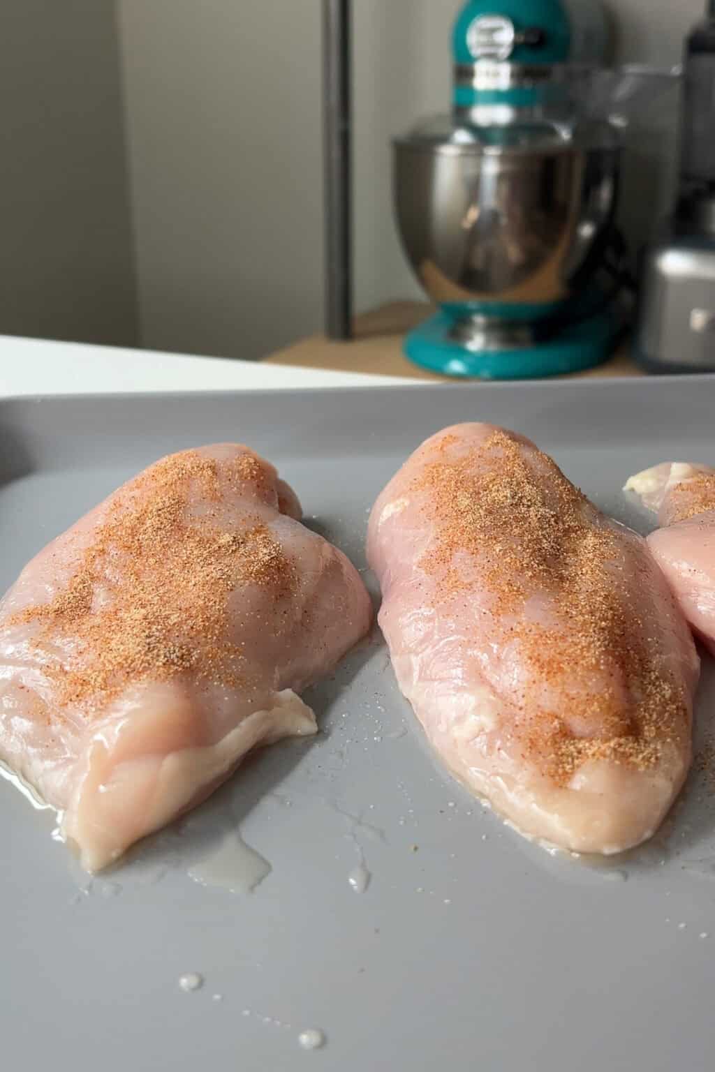 Baked Hummus Chicken - MJ and Hungryman