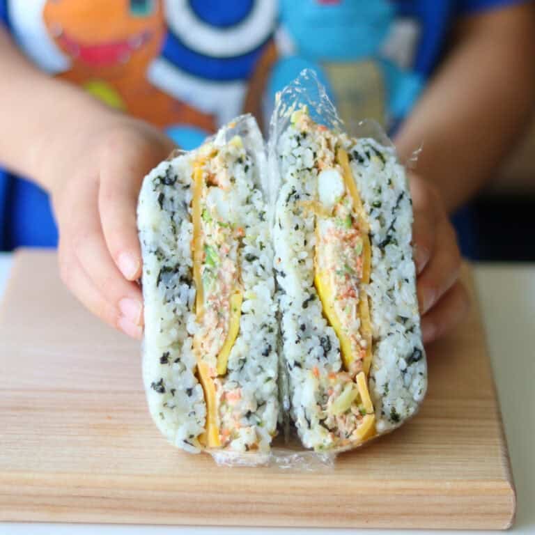 Easy Rice Burger - MJ and Hungryman