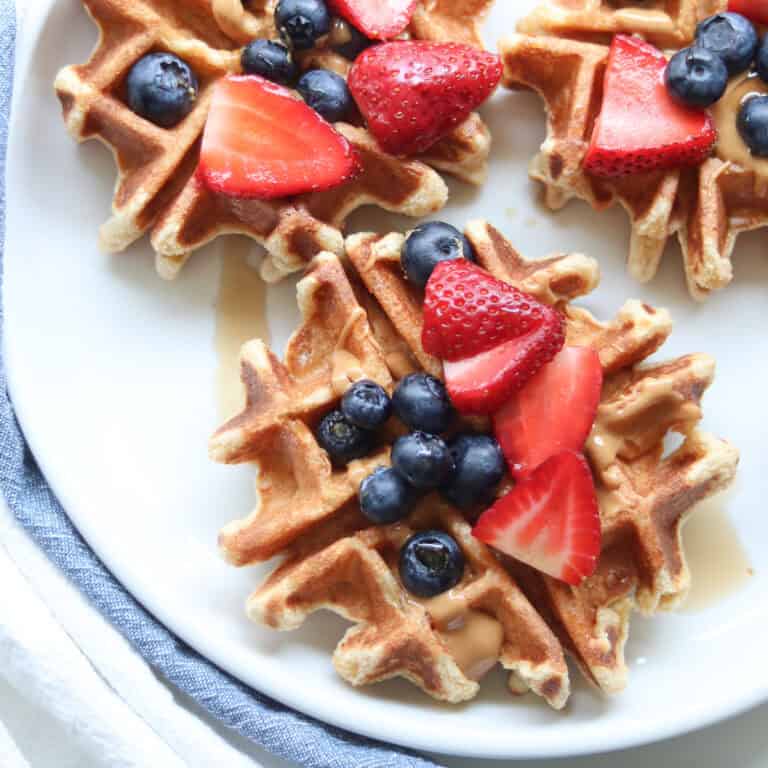 Cottage Cheese Waffles - MJ and Hungryman