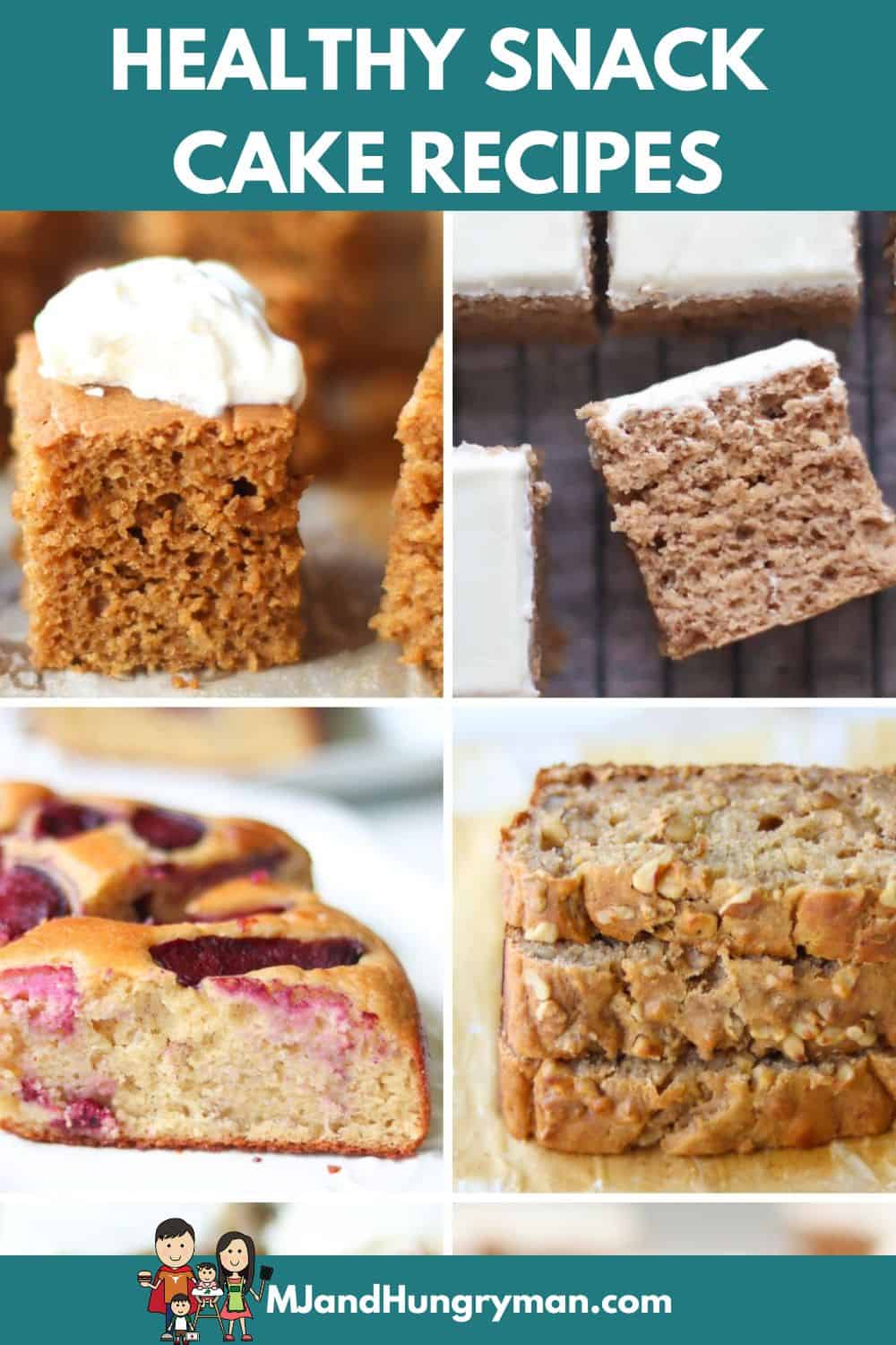 Easy Snack Cake Recipes - MJ and Hungryman