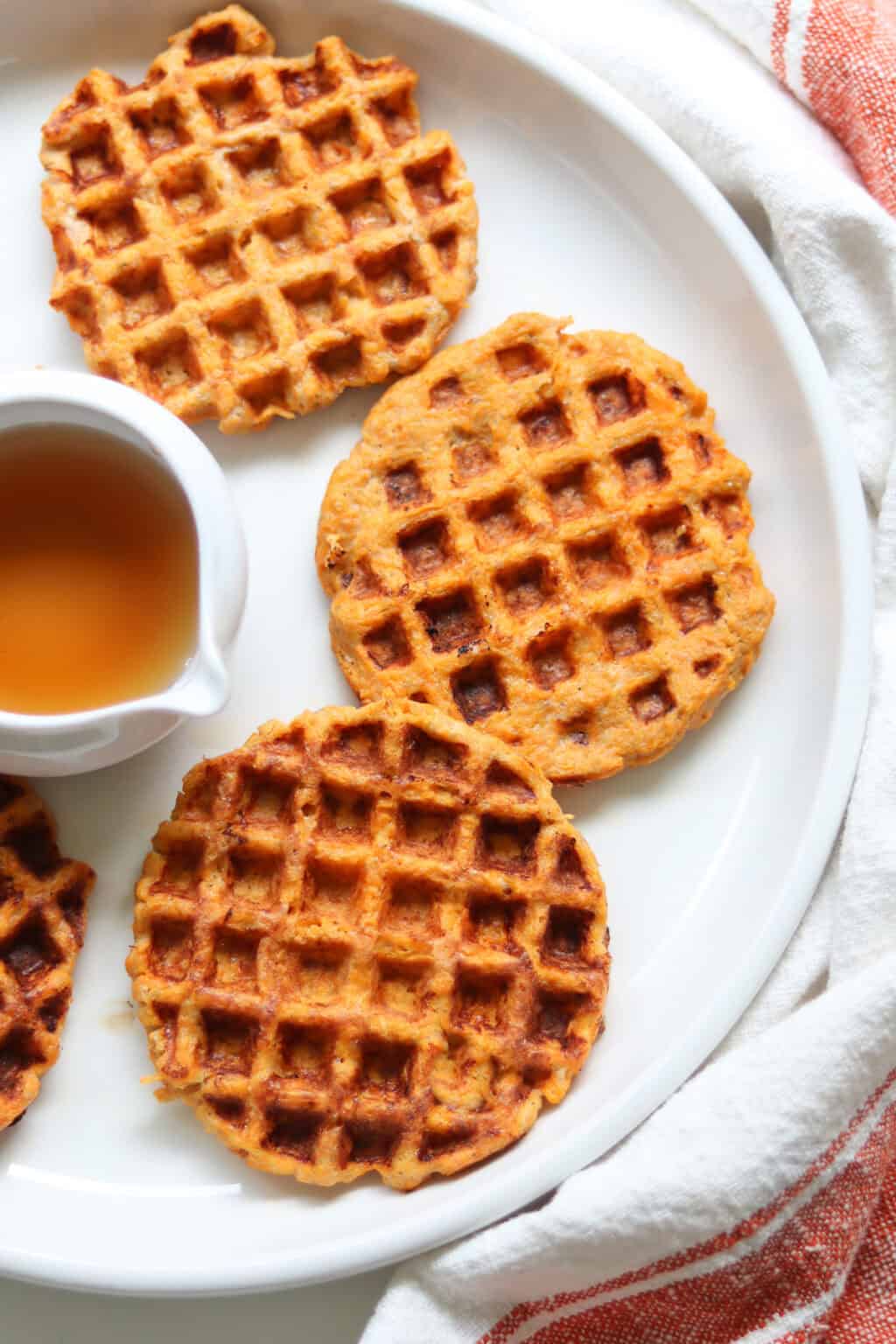Sweet Potato Waffles - MJ and Hungryman