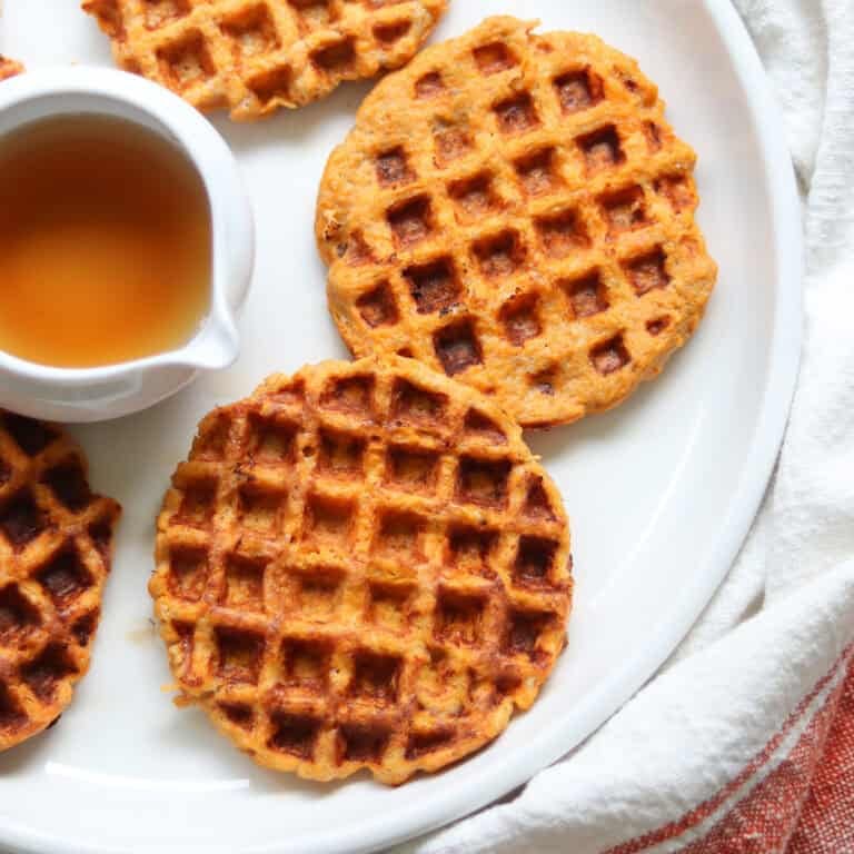 Sweet Potato Waffles - MJ and Hungryman
