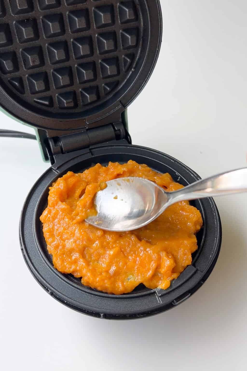 Sweet Potato Waffles - MJ and Hungryman